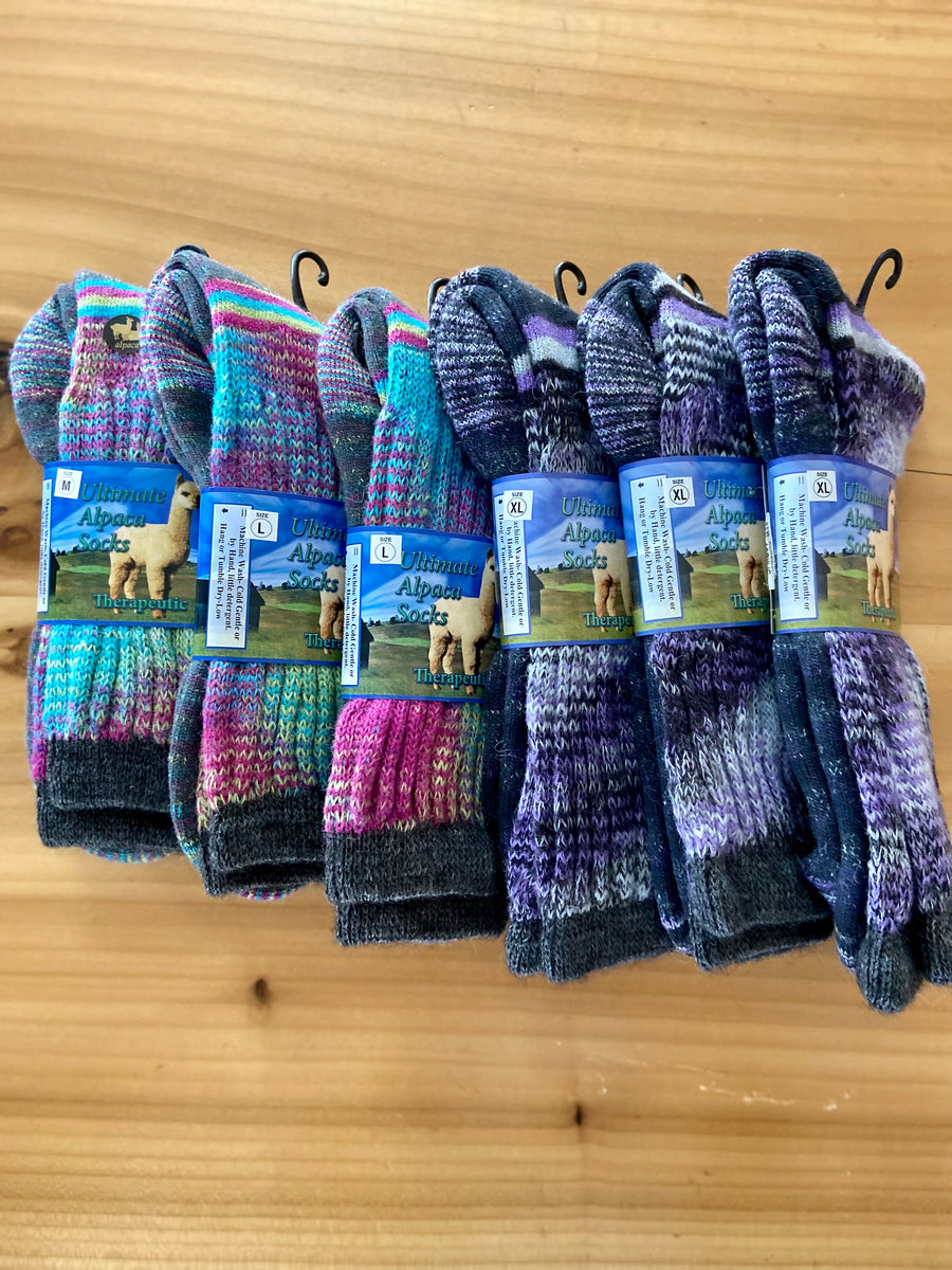 Alpaca Therapeutic Sock kit – Willow Wind Farm Products